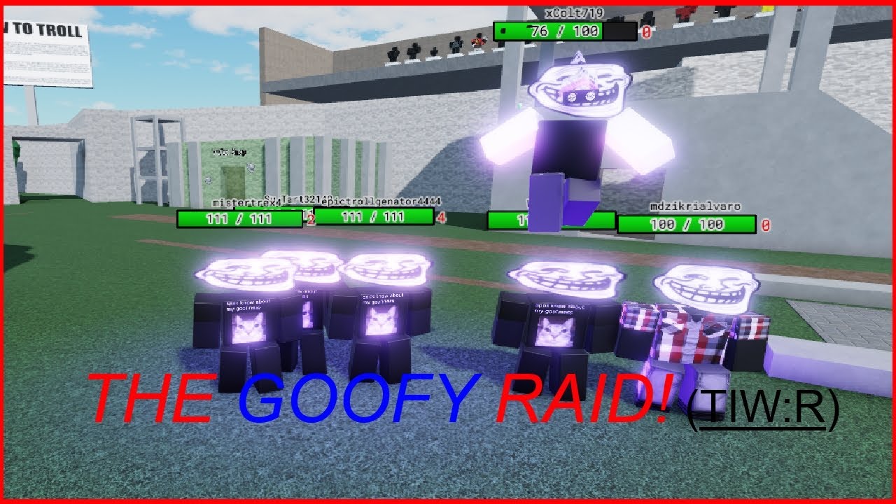The Goofy Raid! Trollge Incident Wars Retake - YouTube