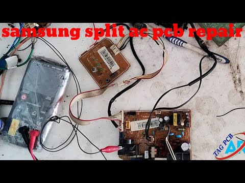 how to Repair ac pcb? Samsung split AC PCB repair//Samsung split AC/PCB ...