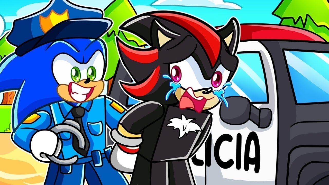 SONIC BECOMES A COP in ROBLOX! - YouTube