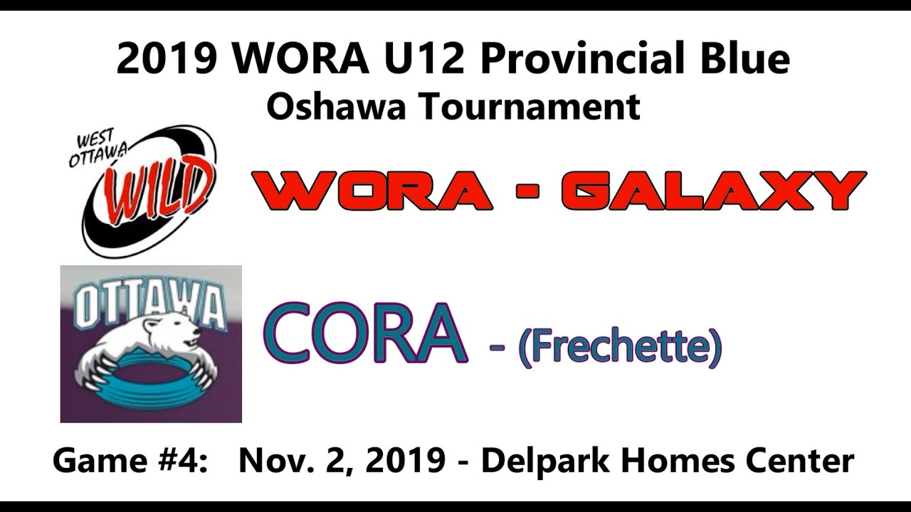 Game #4 vs CORA - 2019 Oshawa Ringette Tournament - YouTube