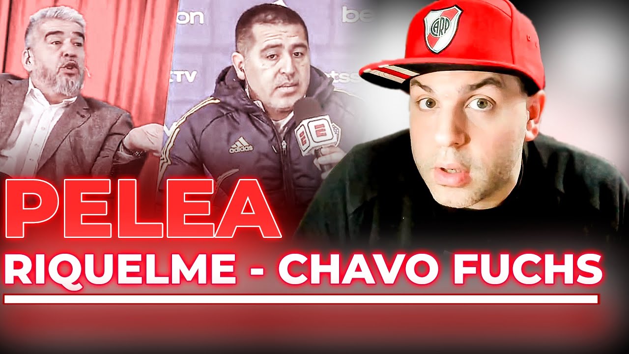 LA PELEA ENTRE RIQUELME Y EL CHAVO FUCHS EN ESPN | OPINIÓN - YouTube