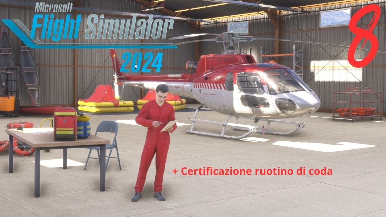 CERTIFICAZIONE E NUOVO SOCCORSO || FLIGHT SIMULATOR 24 GAMEPLAY ITA #8 ...