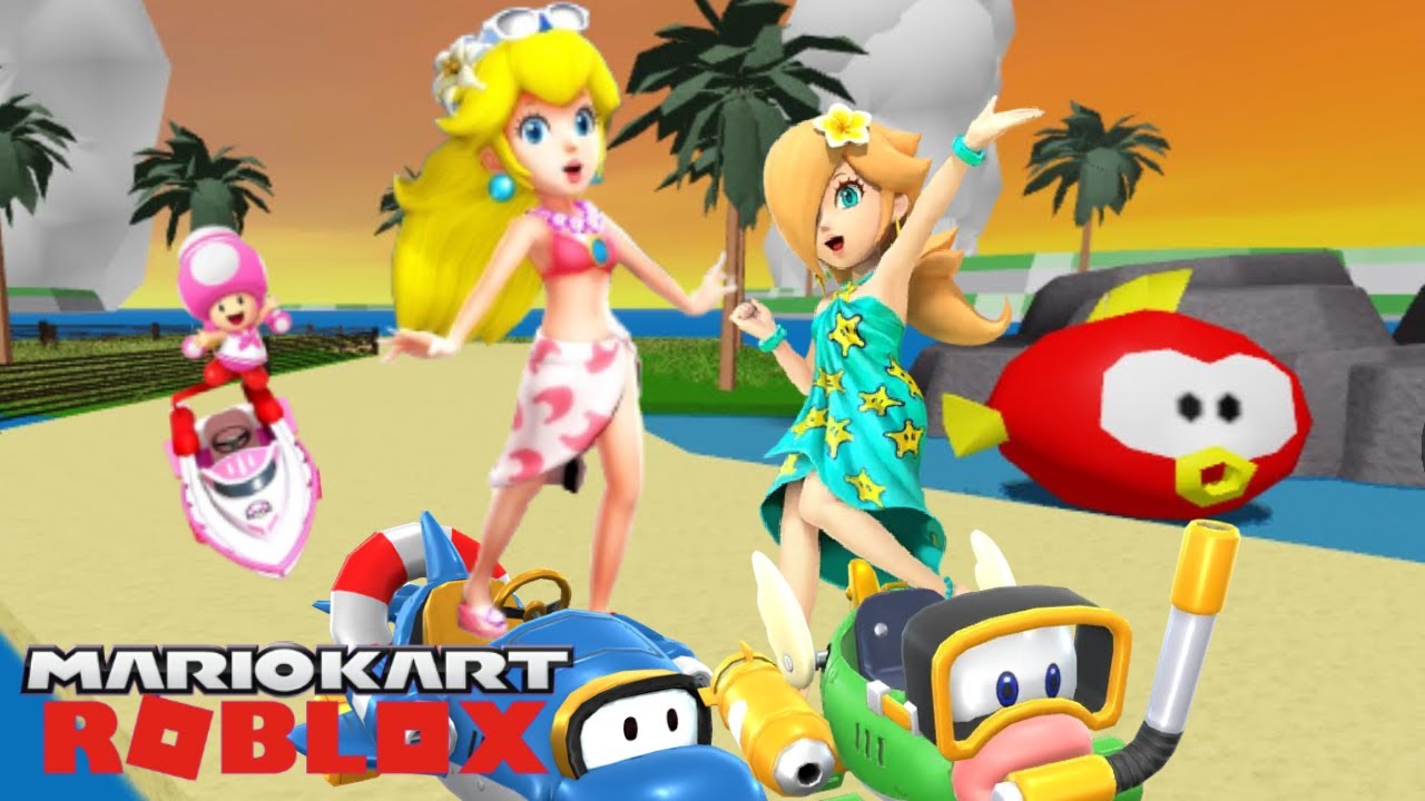 Mario Kart Roblox - DS Cheep Cheep Beach | SNES Koopa Beach 2 | GBA ...