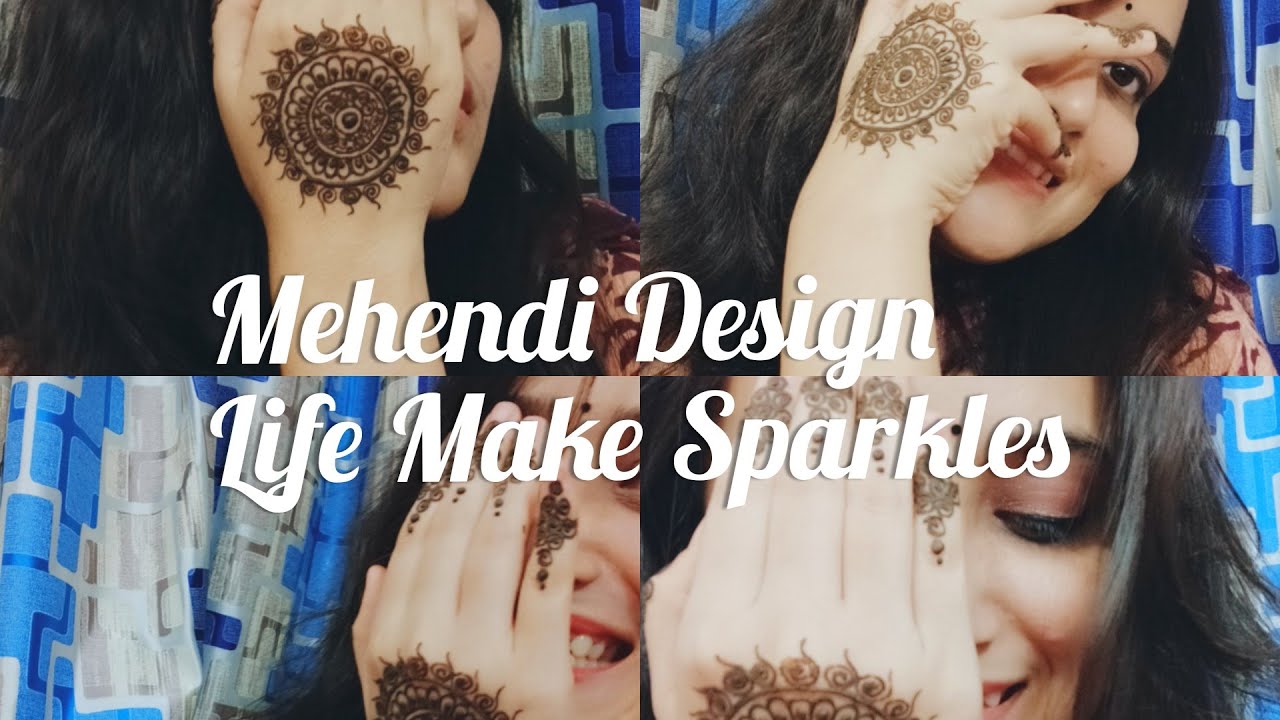 Simple Mehedi Design- সাধারণ ডিজাইনে সহজেই মেহেদী রাঙা হাত - YouTube