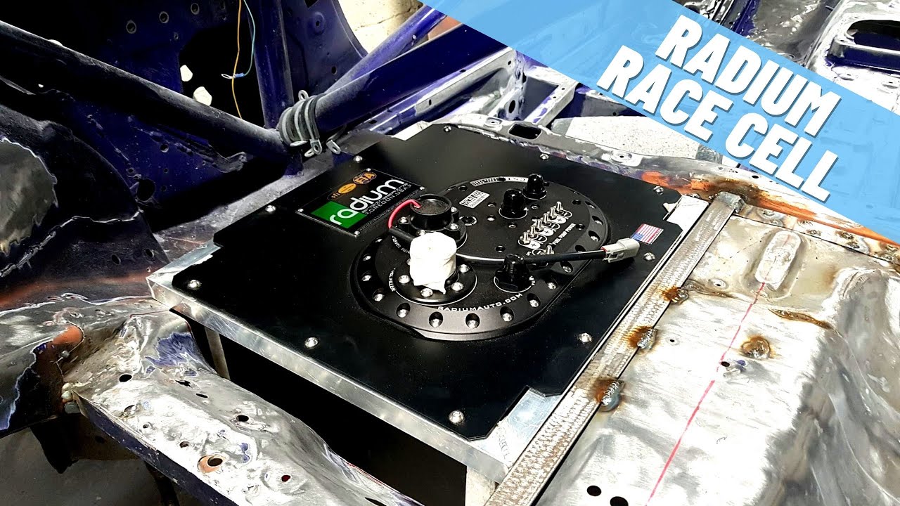 Awesome Radium Fuel cell for the 350z Drift Car - YouTube