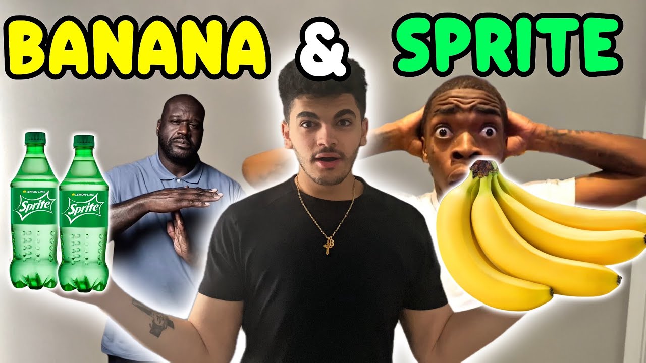 Banana and Sprite Challenge (2k special) - YouTube