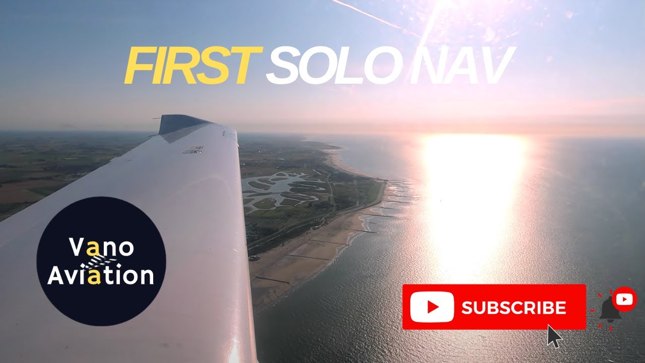 Diamond DA40 / Brussels South (EBCI) - Zealand (EHMZ) / First Solo ...