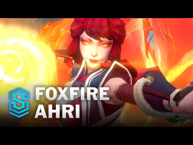 Foxfire Ahri Tapet Ahri Foxfire Enchantress Live Wallpaper