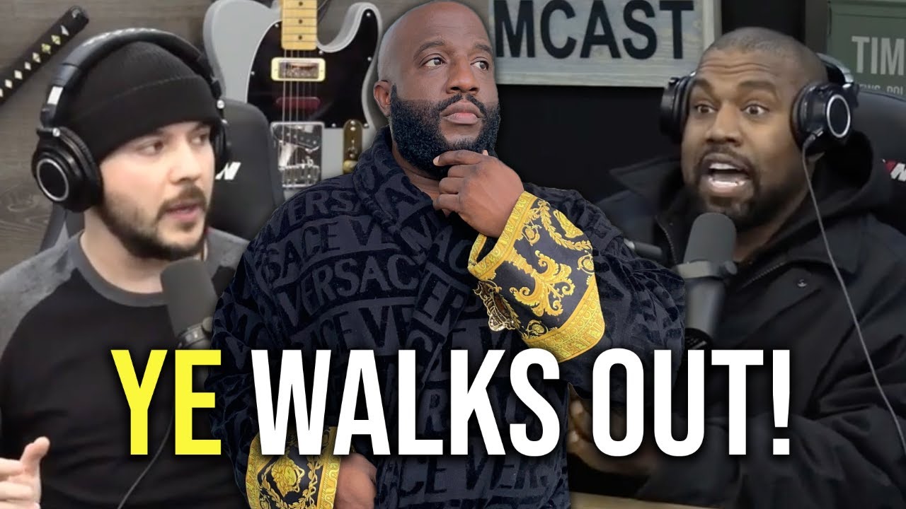 Kanye Ye West Walks Out Interview After Tim Pool Push Back On Jewish ...