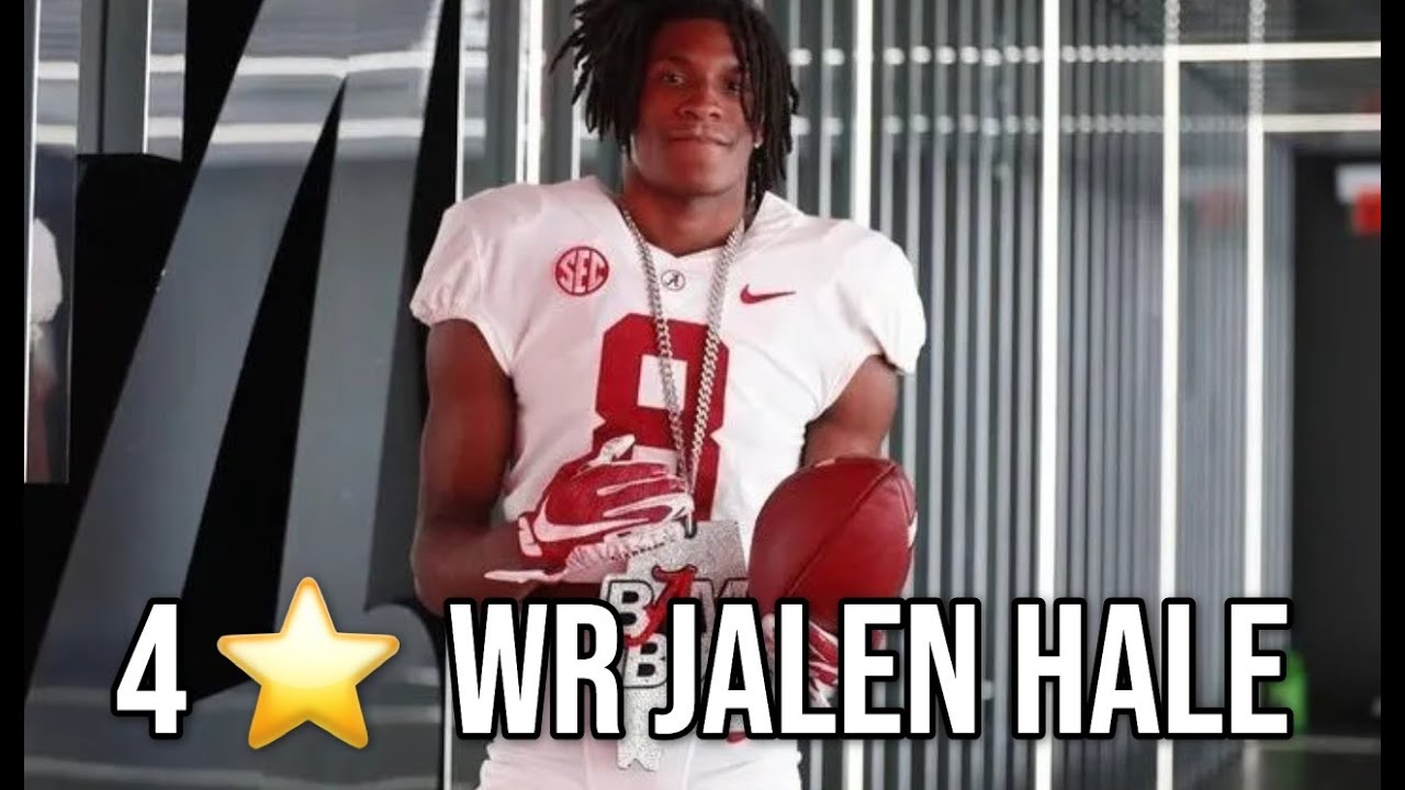 4 ⭐️ WR Jalen Hale Officially Signs With the Alabama Crimson Tide ...