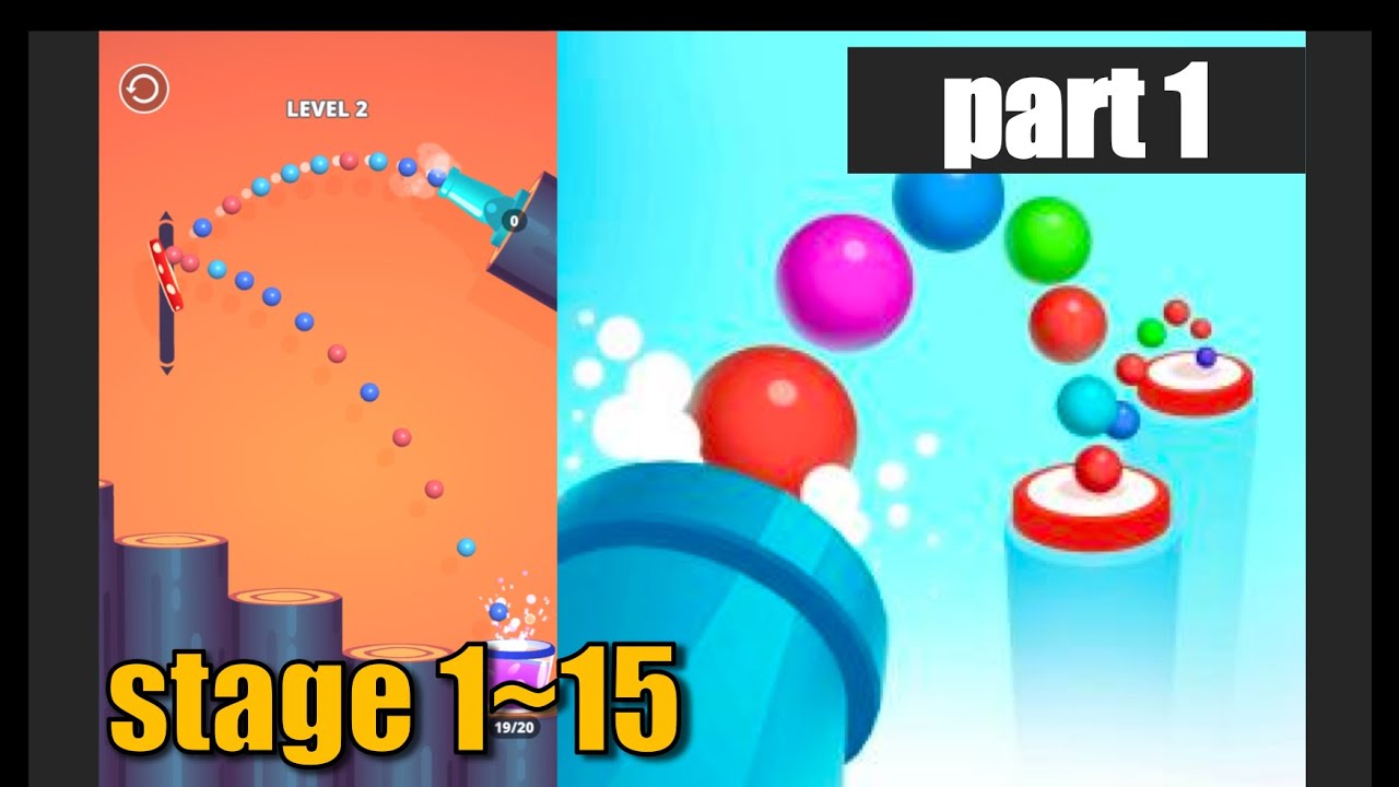 Cannon Shot! All Levels (Part1) stage1~15 by SayGames LLC - YouTube