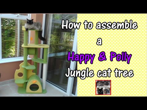 How to assemble a Happy and Polly Jungle cat tree- Living with Ragdolls ...