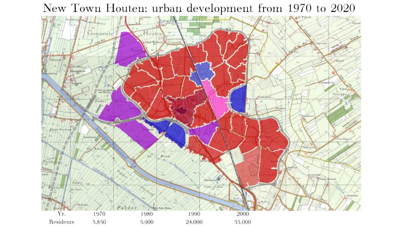 New Town Houten, Netherlands: urban development 1970 - 2020 - YouTube