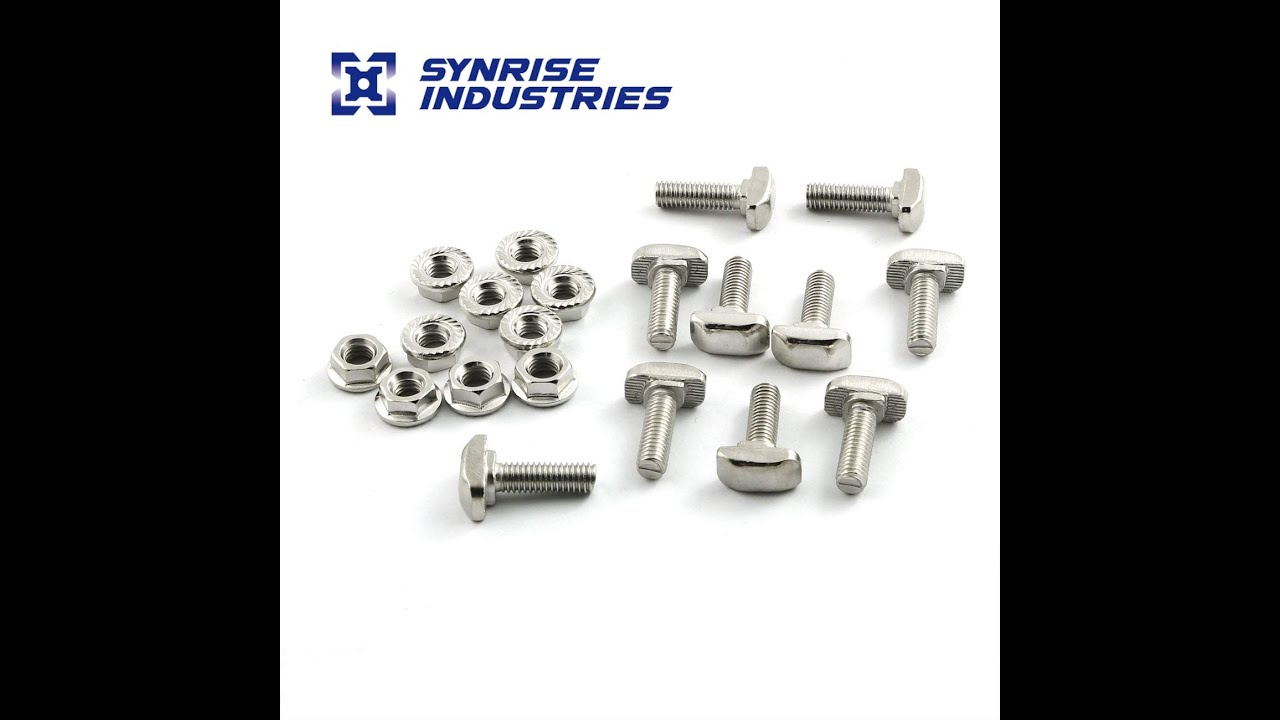 Aluminum Profile Fastener—Bolt - YouTube