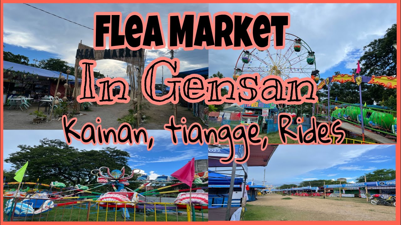 FLEA MARKET IN GENSAN - YouTube