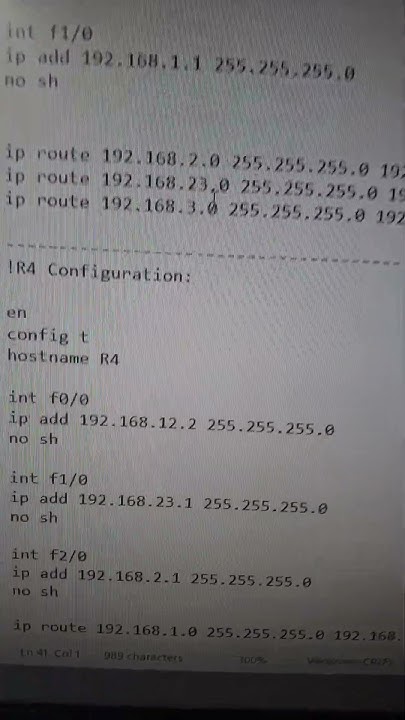 Static route configuration #cisco #computernetworking #ciscoccnp - YouTube