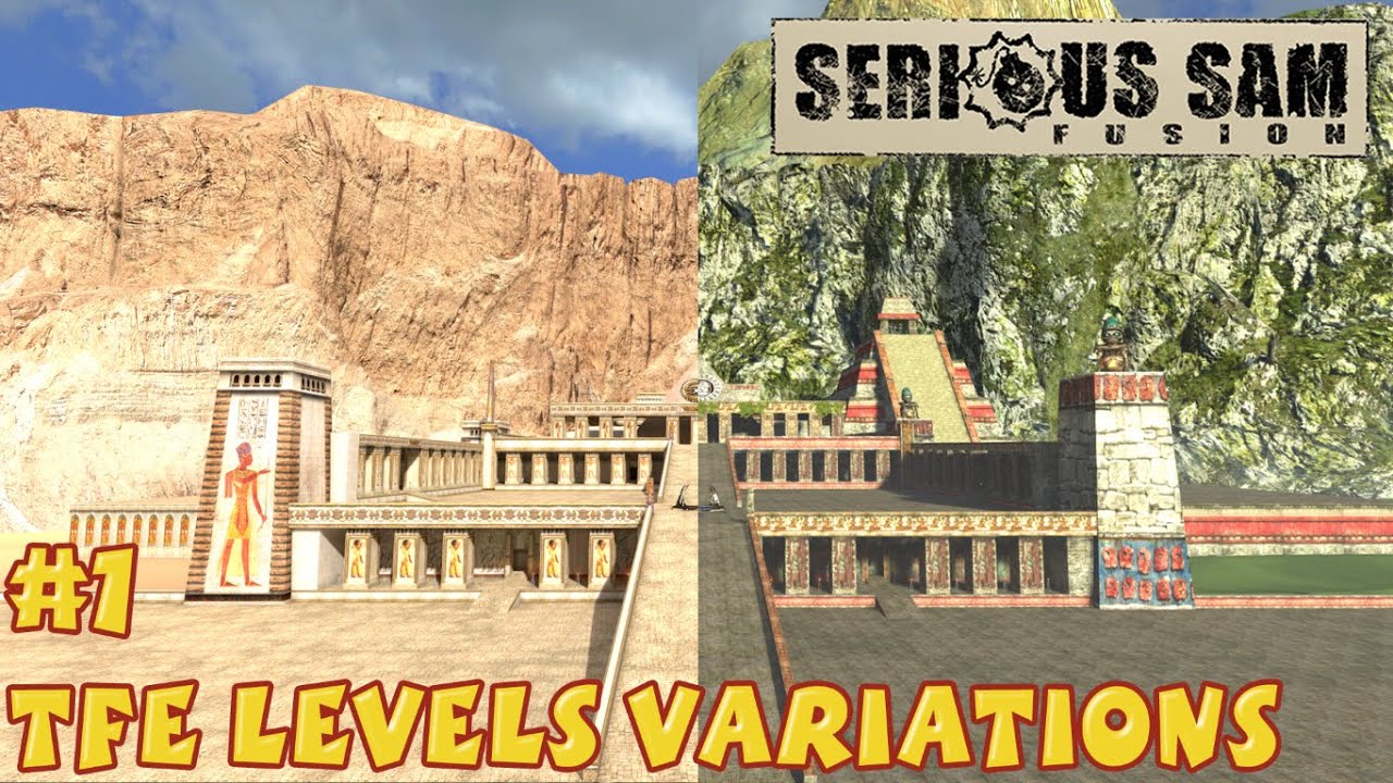 Serious Sam Fusion 2017 TSE From TFE Project Levels Variations #1 - YouTube