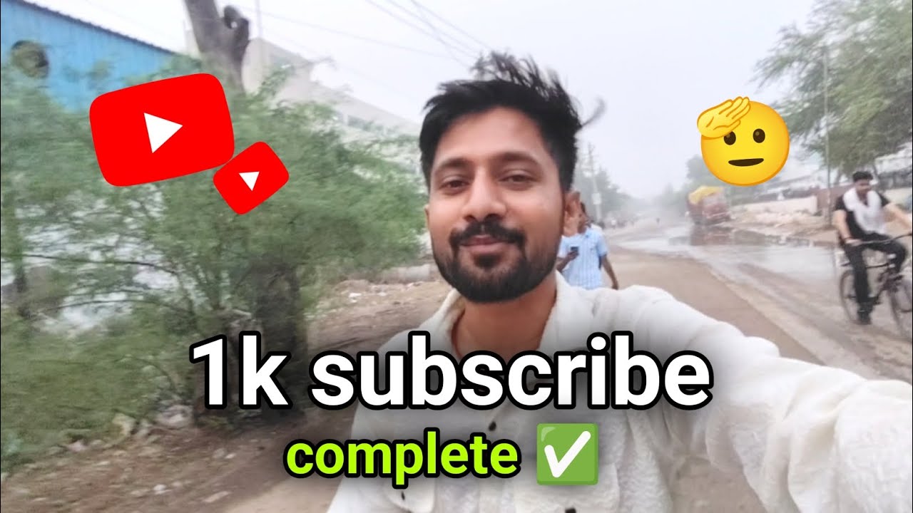 1k subscribe complete || #youtubechannel || #vlogger || #1k #subscribe ...