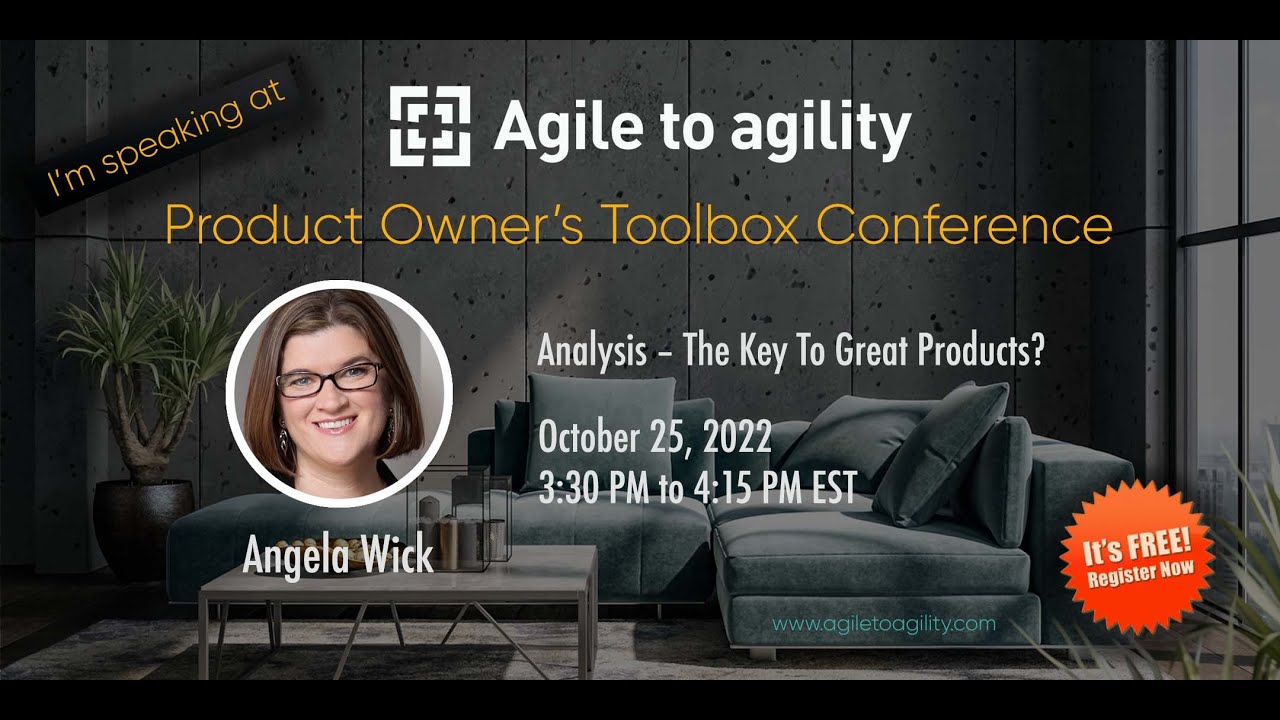 Angela Wick: Analysis – The Key To Great Products? - YouTube