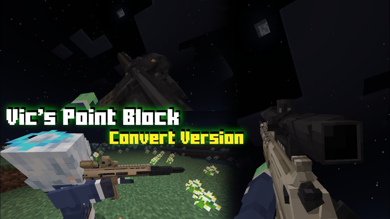 Vic's Point Block For Minecraft | 3d Guns Addon Minecraft +1.20.80 ...