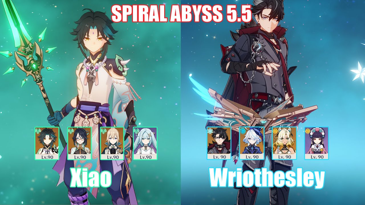 C0 Xiao Hypercarry & C0 Wriothesley Freeze | Spiral Abyss 5.5 | Genshin ...