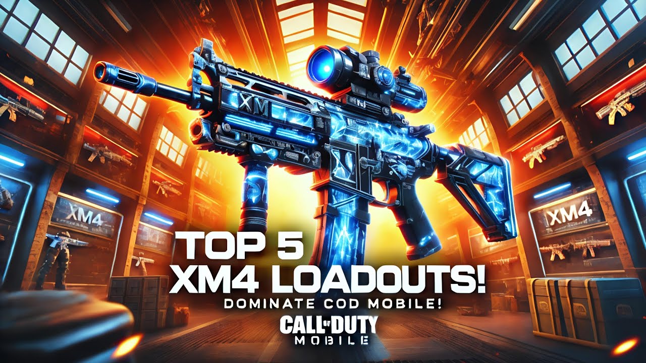 🔥Top 5 New XM4 Loadouts to DOMINATE in COD Mobile! (Ultimate Guide ...