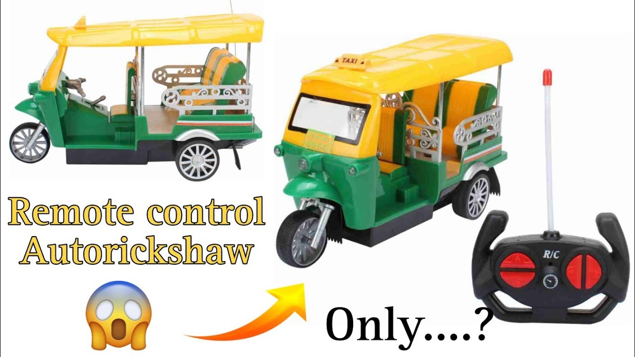 Remote Control Auto Rickshaw: Unboxing a Unique Modified Ride! - YouTube