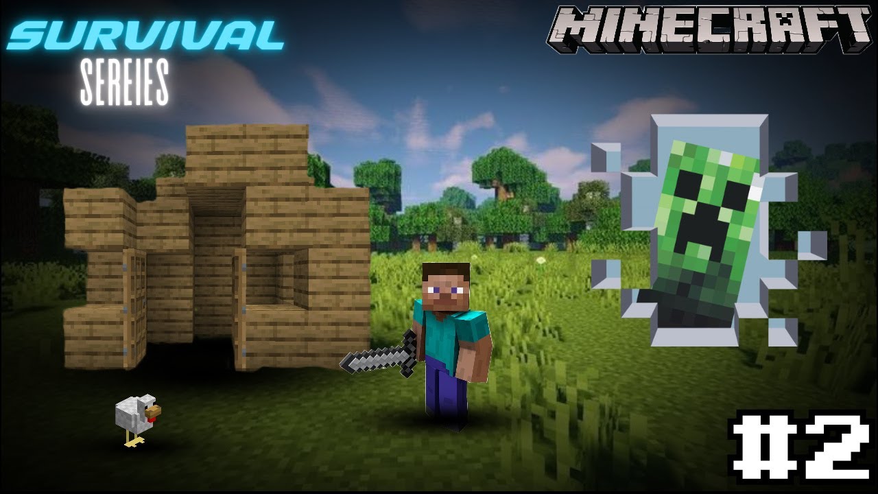 MAKING BASE |SURVIVAL SERIES | DAY - 1| MINECRAFT | IC FLICKY | - YouTube