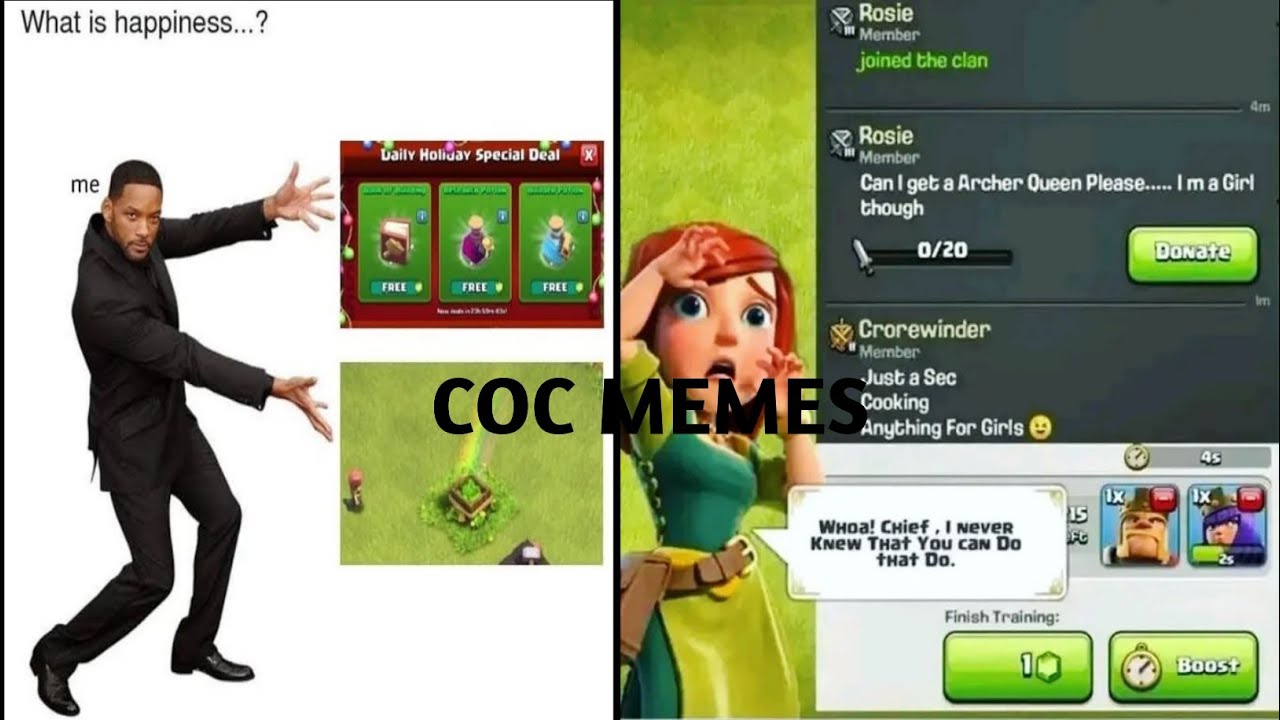 ONLY LEGENDS CAN UNDERSTAND || COC MEMES (PART-7) - YouTube