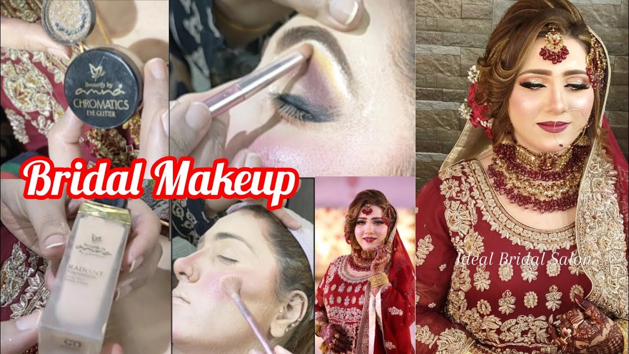 Barat Bridal Makeup | Real Barat Bridal Makeup Detail Video - YouTube