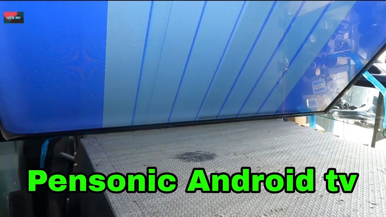 PENSONIC LED 4557 Android Tv,. multiple barlines issue - YouTube