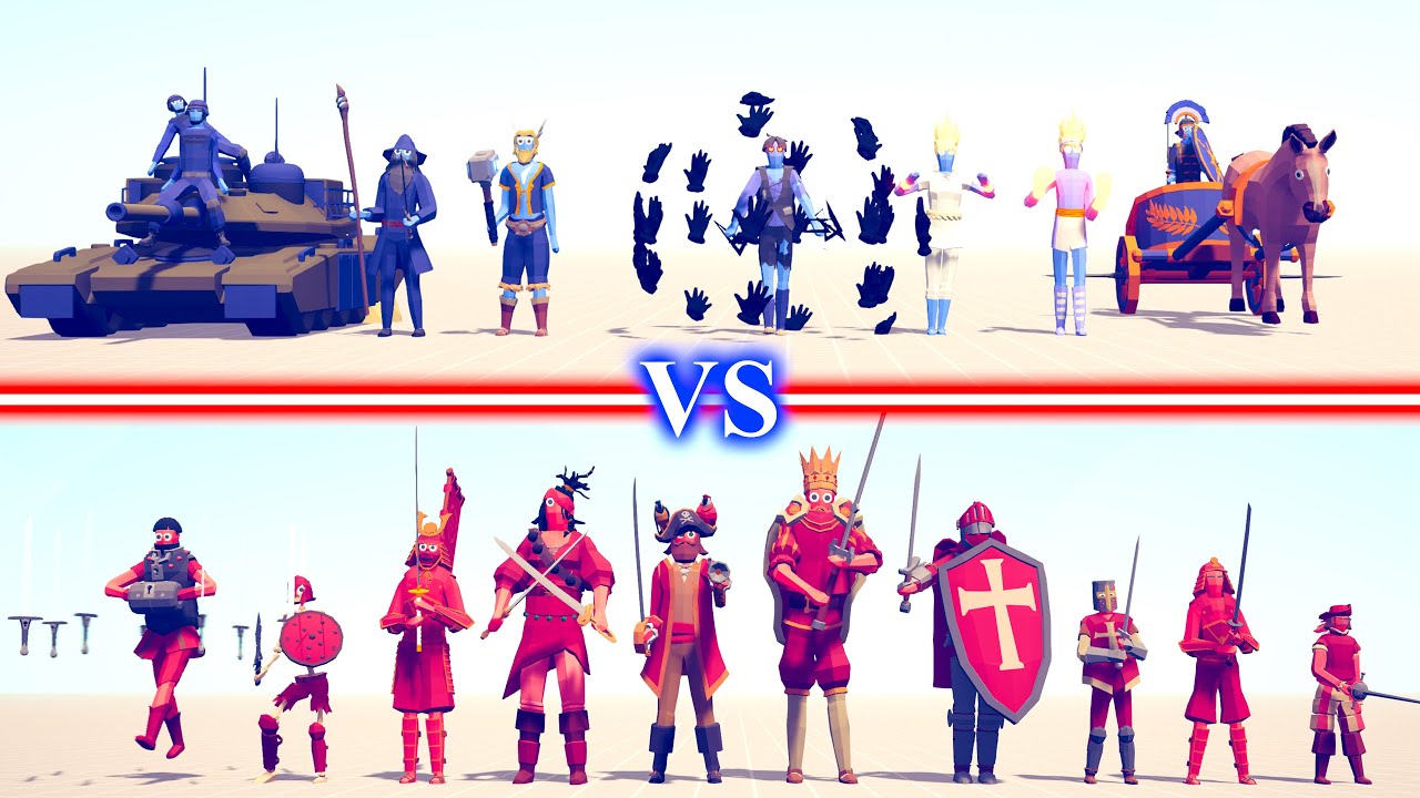 LEGACY Team vs SWORD Team - Totally Accurate Battle Simulator TABS ...