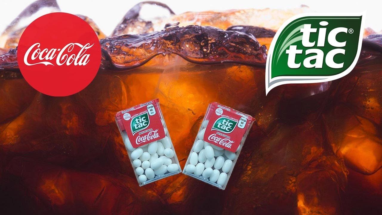 Tic Tac hechas con Coca Cola para un dulce aliento - YouTube
