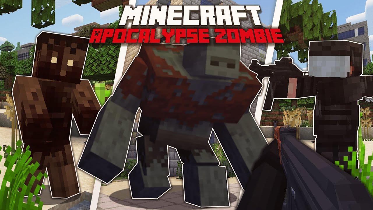 J'ai transformé Minecraft en une Apocalypse ZOMBIE ! (Modpack) - YouTube