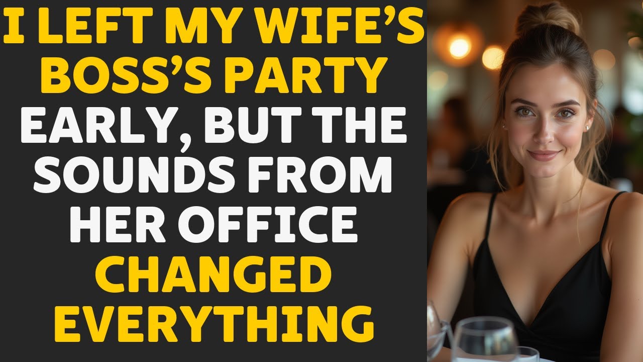 I Left My Wife’s Boss’s Party Early — But What I Heard From Her Office ...
