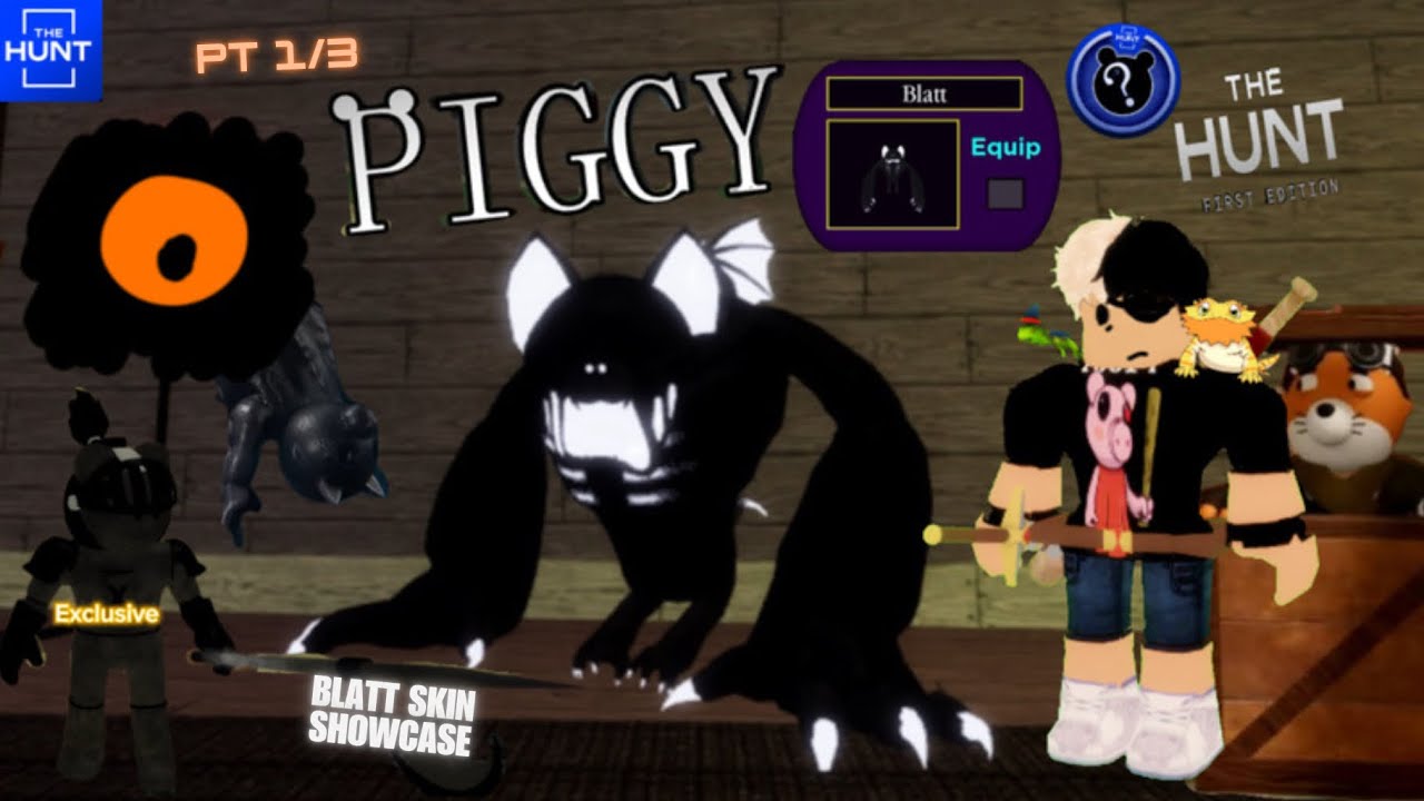 New secrets and blatt skin showcase in Piggy The Hunt (ROBLOX) - YouTube