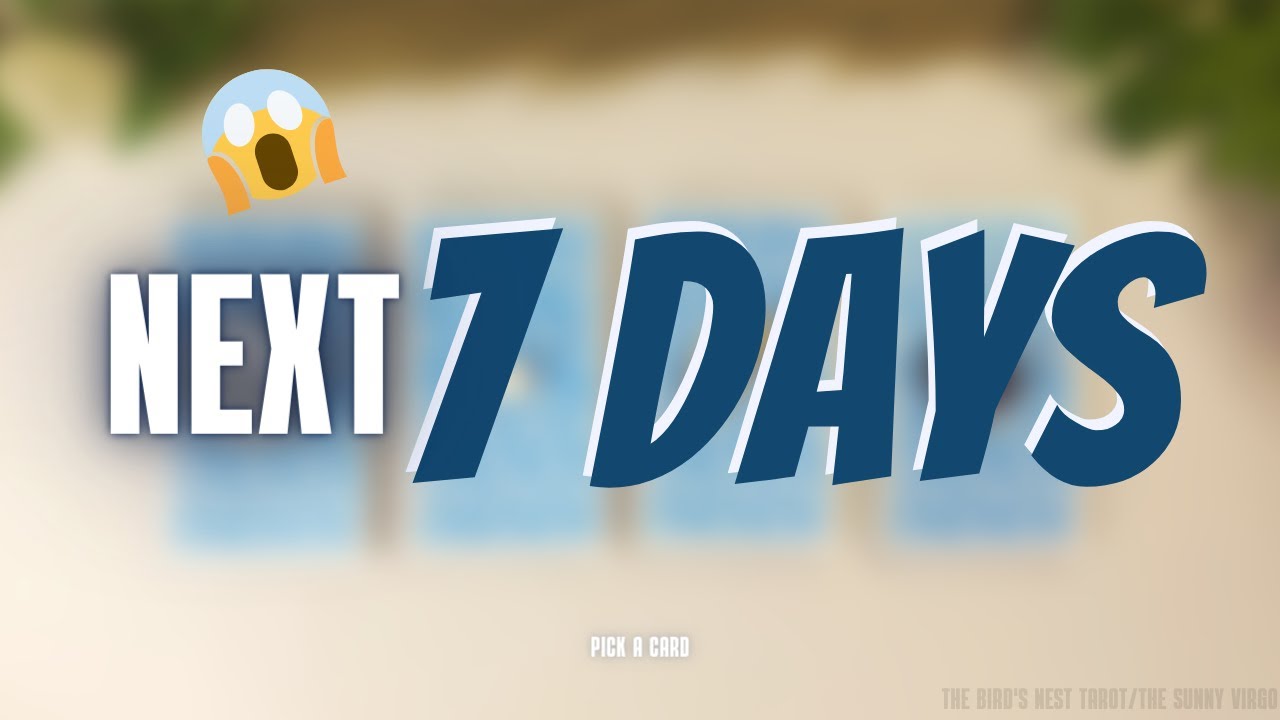 YOUR NEXT 7 DAYS 😱😬🫣 Pick a Card Tarot Reading 🔮 *Timeless* - YouTube