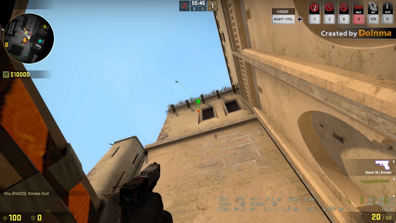 CS:GO Mirage Firebox CT Smoke - YouTube