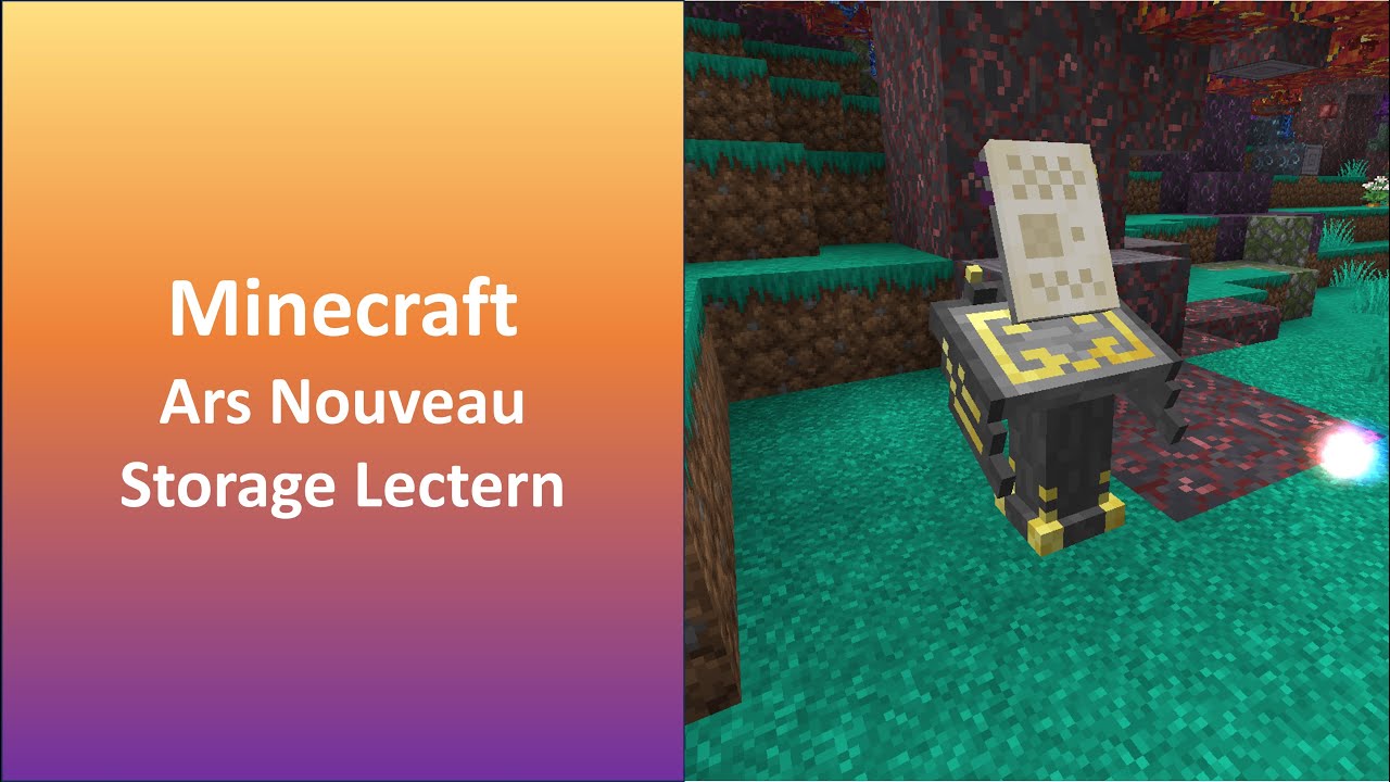Ars Nouveau Storage Lectern - Direwolf20 1.20 Let's Play S1E11 - YouTube