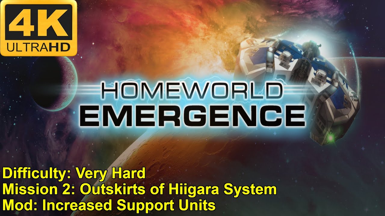 Homeworld: Cataclysm (Emergence) - 4K - Very Hard - Mission 2 ...