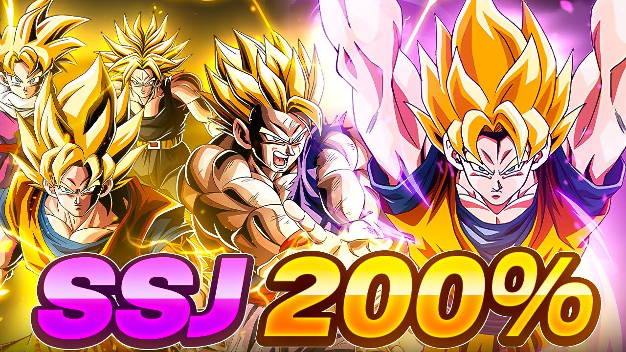 MAJOR BUFFS! THE 200% SUPER SAIYANS TEAM IS CRAZY NOW! (Dokkan Battle ...