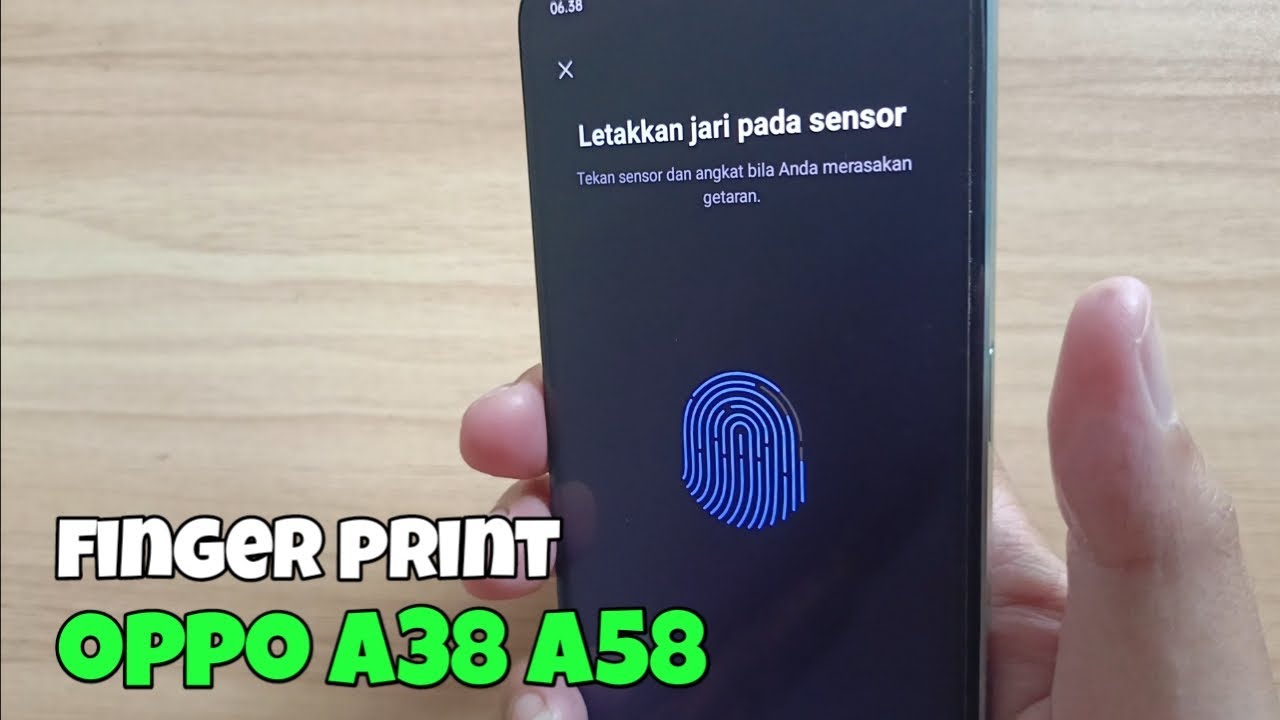 Cara Aktifkan Finger Print OPPO A38 & A58 - YouTube