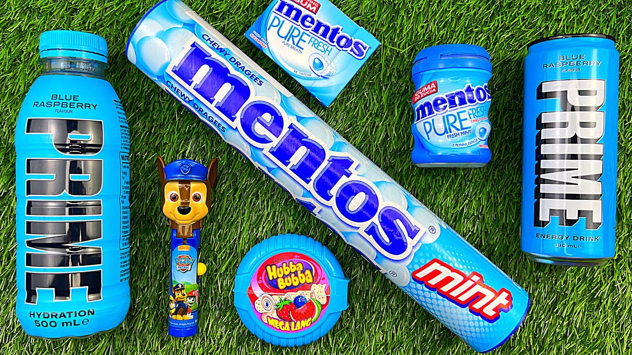 Unpacking Lollipops! Big Prime and Mentos Big Blue ASMR - YouTube