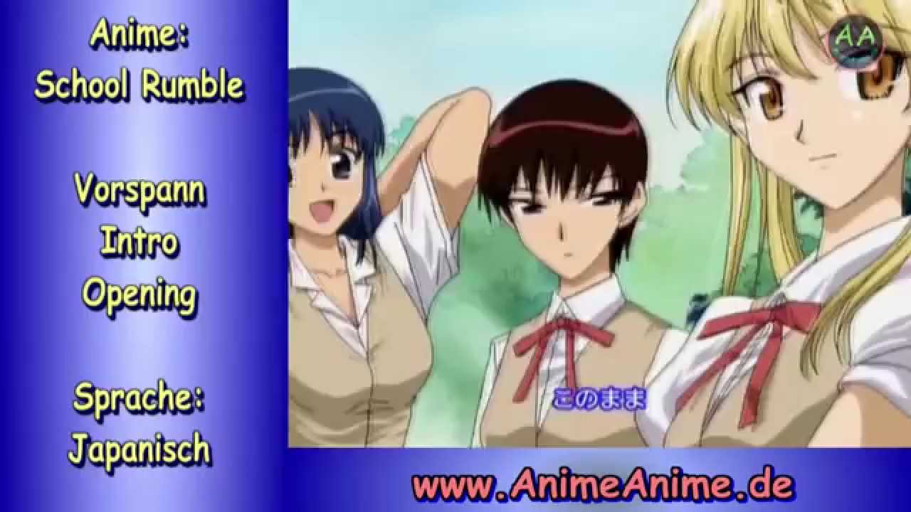 School Rumble - Vorspann / Intro / Opening [000173] - YouTube