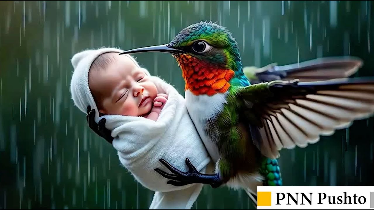 Hilarious Hummingbird Teaches Life Lessons to a Newborn! 🐦👶 #funny # ...