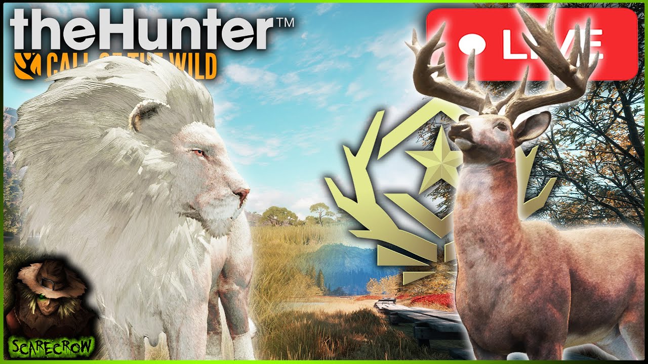 🔴LIVE🔴 Lets Chase Lions & The Great One Whitetail! 100 Deer Every Hour ...