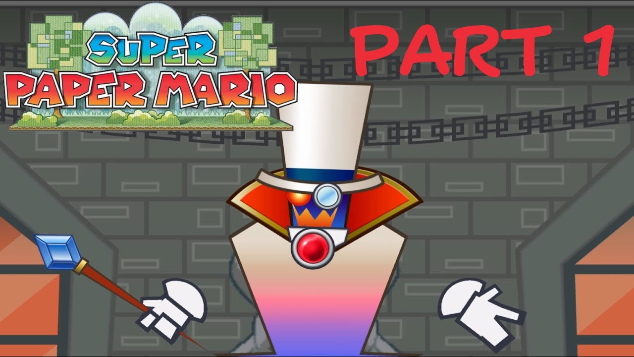 Playthrough: Super Paper Mario (HD) - Part 1 - YouTube