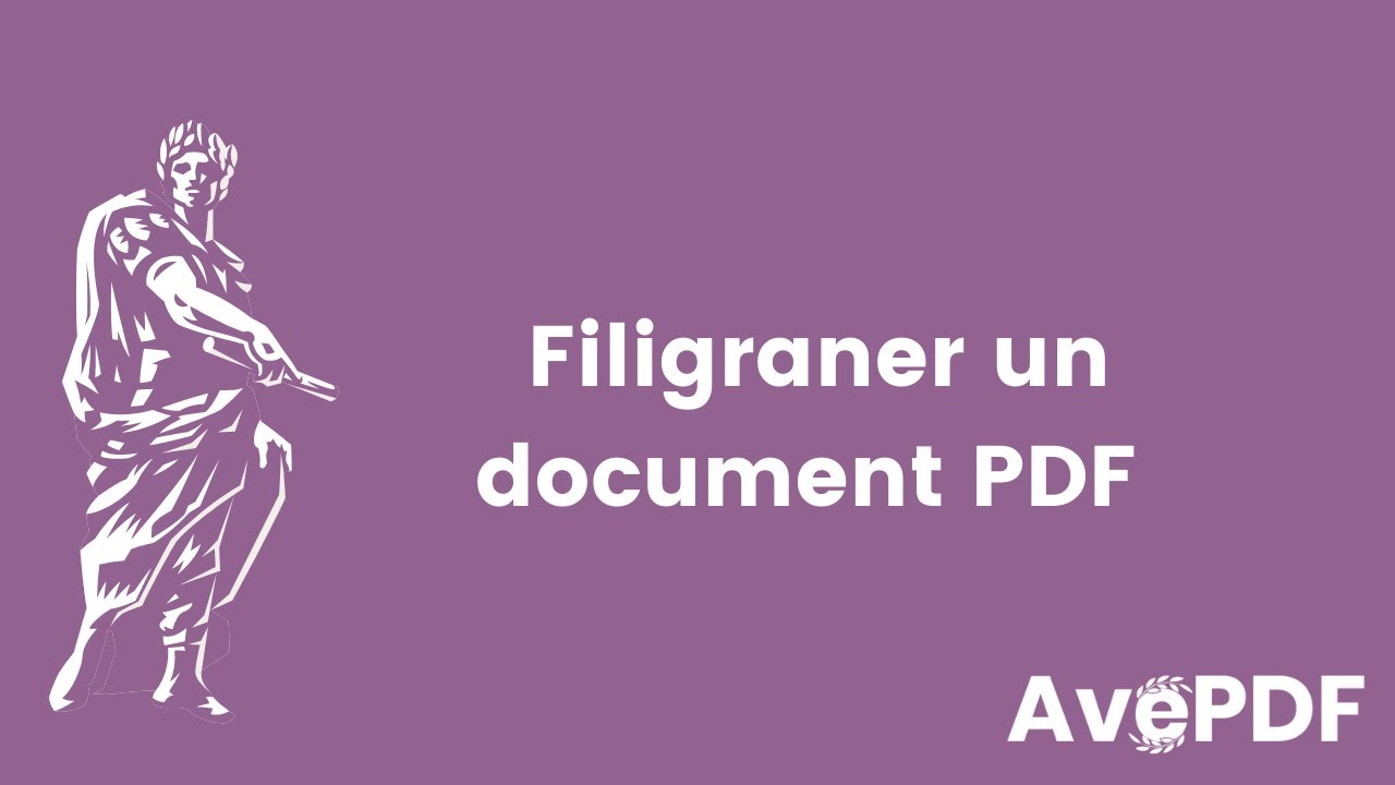 Comment ajouter un filigrane à un document PDF (Gratuitement) - YouTube