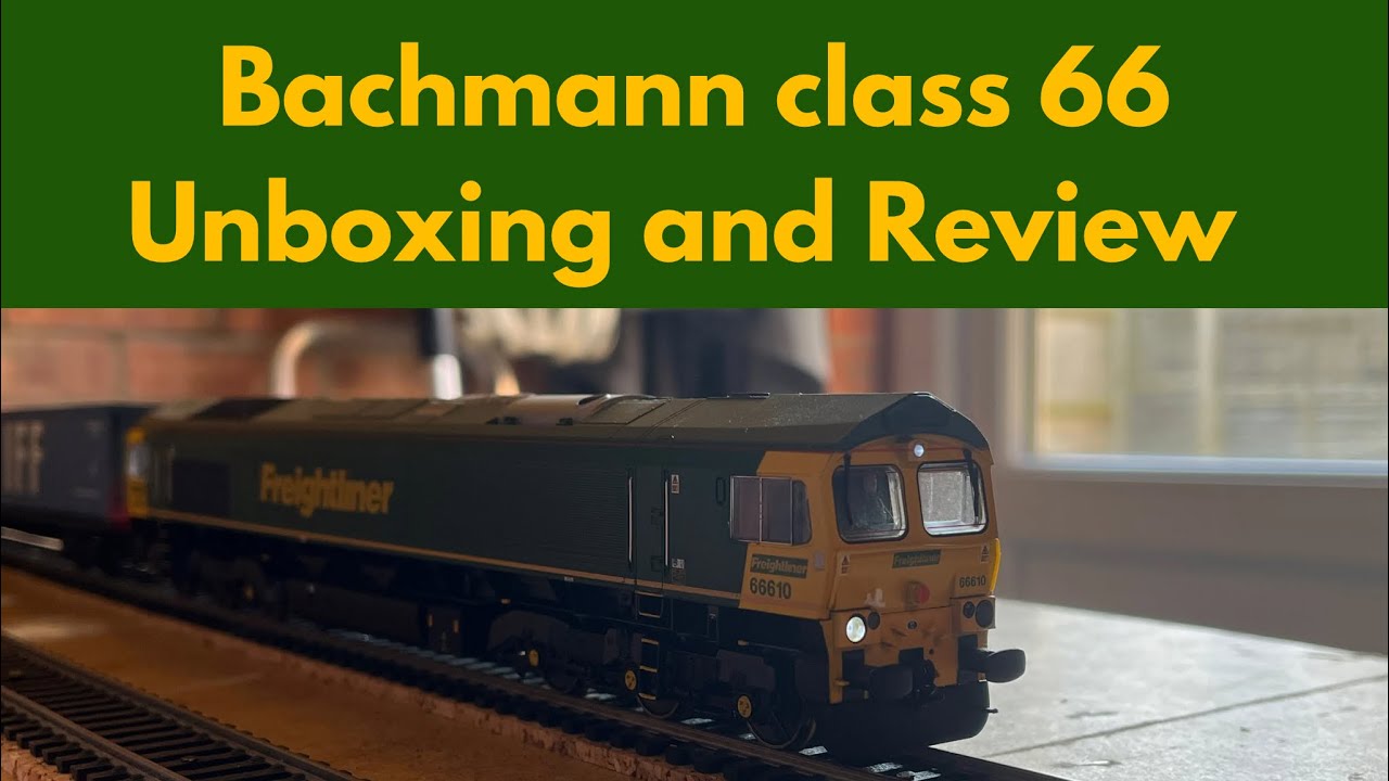 Bachmann class 66 Freightliner green unboxing and review - YouTube