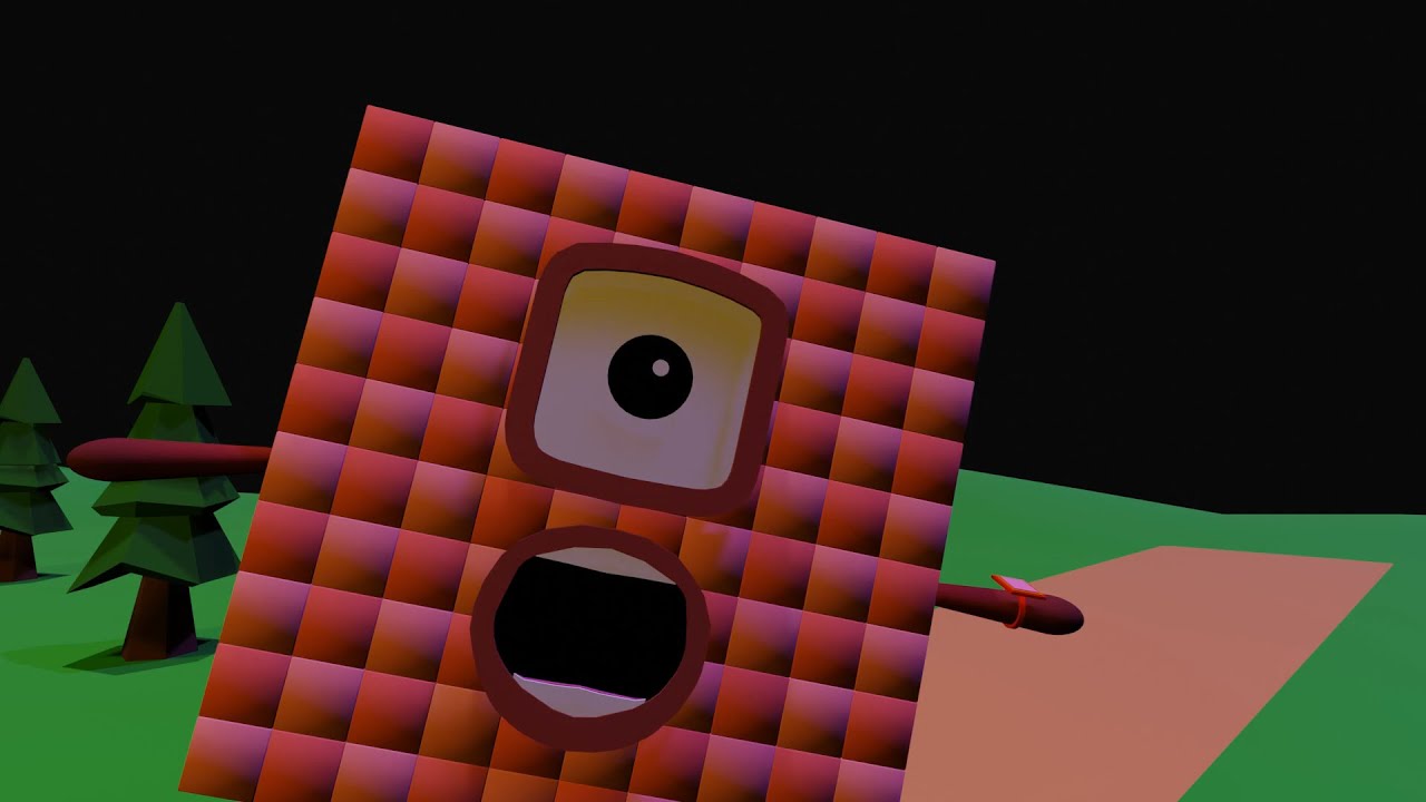 Numberblocks 100 late go to school story - YouTube